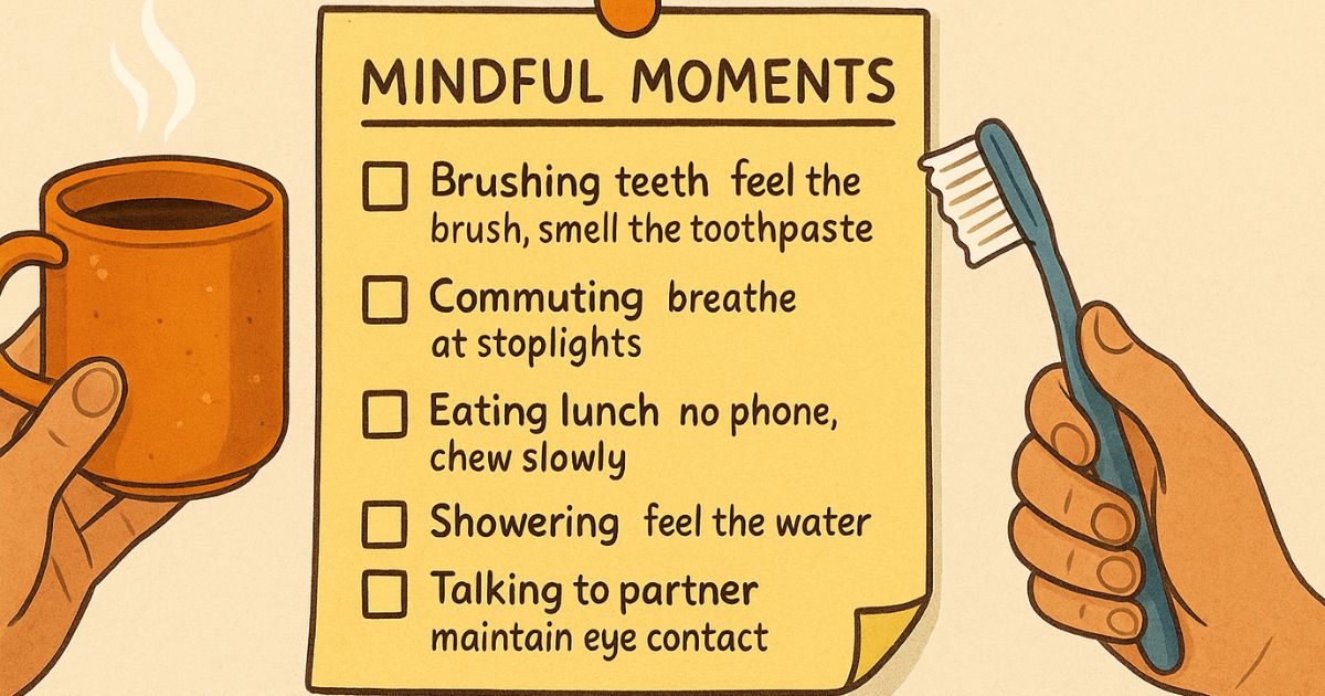 Mindfulness In Daily Activities | Journaling Meditation